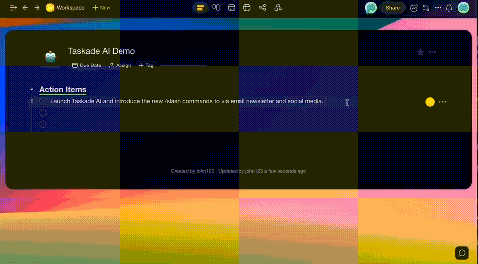 🤖 Introducing Taskade AI – Taskade Blog 🤖 Introducing Taskade AI – Taskade Blog